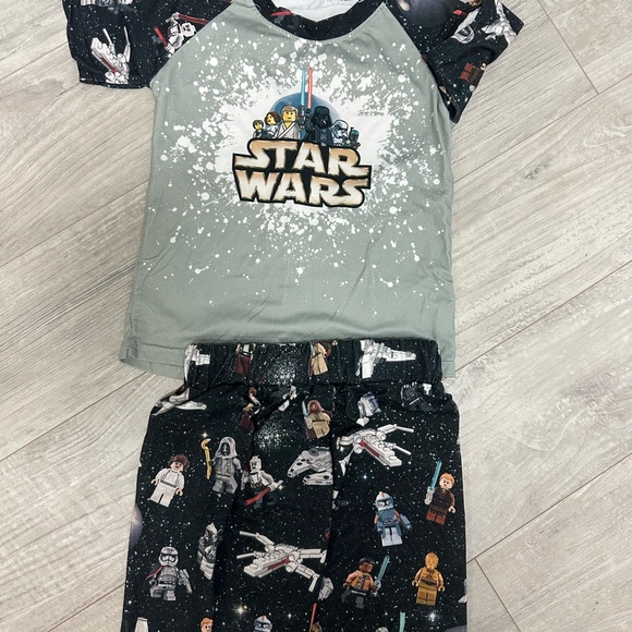 boutiques | Matching Sets | Star Wars Kids Matching Set Gray And Black ...